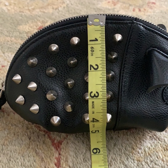 Fiona Lang London | Bags | Fiona Lang London Black Spiked Mouse Clutch ...